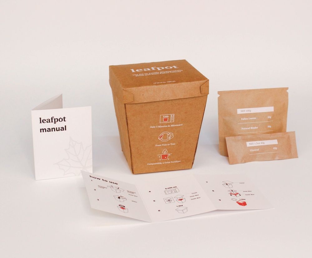 낙엽으로 만드는 화분, leafpot | 텀블벅 - 크리에이터를 위한 크라우드펀딩