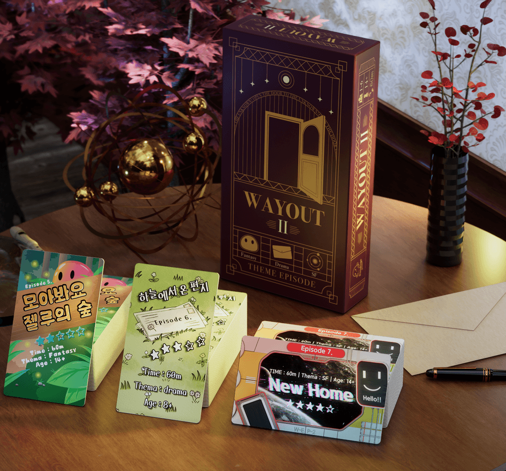 미지의 세계 속 문을 열어라, 방탈출 보드게임WAYOUT2 | 텀블벅 - 크리에이터를 위한 크라우드펀딩