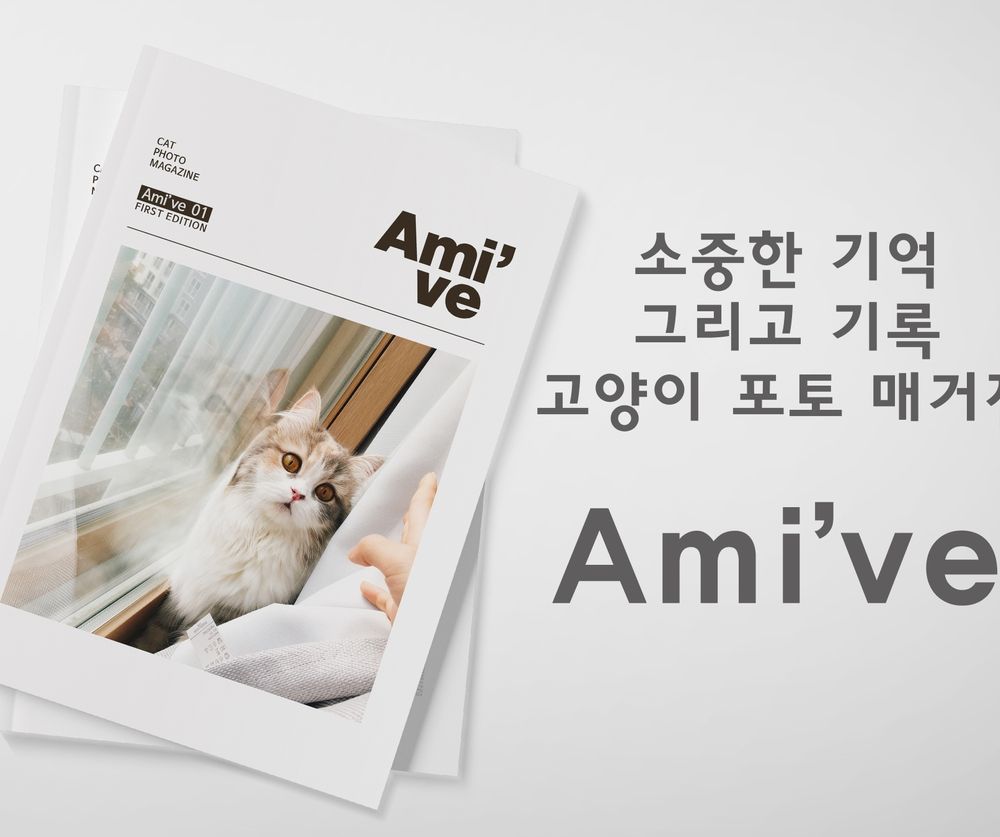 소중한 기억 그리고 기록. 고양이 포토 매거진 Ami've | 텀블벅 - 크리에이터를 위한 크라우드펀딩