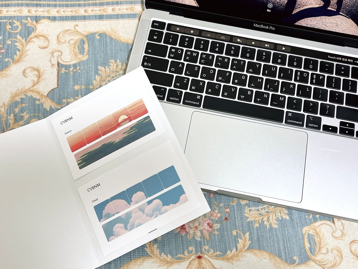 CVBNM 키보드 스킨팩으로 맥북에 새로운 변화를 | 텀블벅 - 크리에이터를 위한 크라우드펀딩