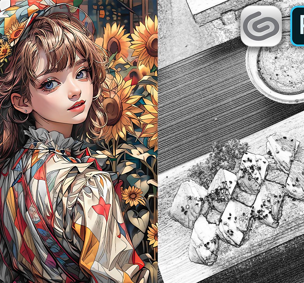 [포토샵/클튜] 원클릭! 분위기, 선화 스케치 보정 필터 | 텀블벅 - 크리에이터를 위한 크라우드펀딩